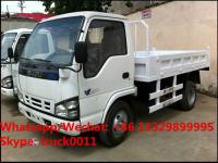 China HOT SALE! cheapest price ISUZU 4*2 LHD mini dump tipper truck, Wholesale bottom price ISUZU diesel 3tons tipper vehicle for sale