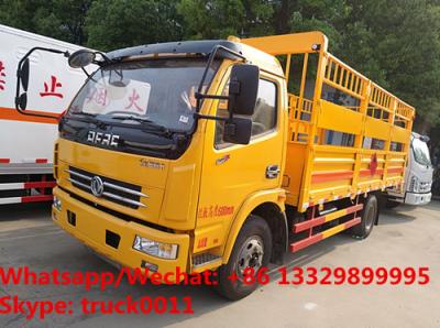 China Factory sale high quality Cheapest price Dongfeng 4x2 6ton gas cylinder transport truck, gas canister carrying vehicle for sale