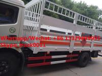China Factory sale high quality Cheapest price Dongfeng 4x2 6ton gas cylinder transport truck, gas canister carrying vehicle for sale