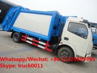China HOT SALE! best seller-dongfeng 4*2 LHD 7m3 compression garbage compactor truck, new rear loader garbage vehicle for sale for sale