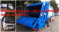 China HOT SALE! best seller-dongfeng 4*2 LHD 7m3 compression garbage compactor truck, new rear loader garbage vehicle for sale for sale