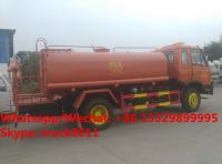 China HOT SALE! customized dongfeng 4*2 RHD 10,000Liters water sprinkling truck for Timor-Leste, dongfeng water tank truck for sale