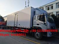 China new design FOTON Euro 5 cold room truck, refrigerated van truck for transported fresh vegetables and fruits for sale for sale