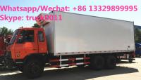 China durable best price dongfeng 6*4 LHD 210hp 15tons refrigerator truck for sale, Wholesale OEM customized cold room truck for sale