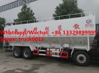 China Factory customized FOTON AUMAN 8*4 LHD 40CBM 270hp Euro 3 hydraulic discharging poultry animal feed transported truck for sale