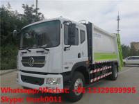China best seller- Euro 4 dongfeng D9 Cummins 180hp 10m3 compacted garbage truck for sale, ompression garbage truck for sale