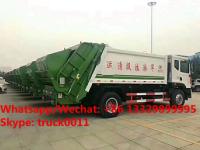 China best seller- Euro 4 dongfeng D9 Cummins 180hp 10m3 compacted garbage truck for sale, ompression garbage truck for sale