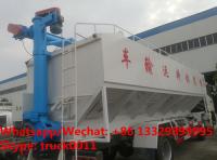 China cheapest price FOTON LHD 160hp LOVOL diesel 20m3-22m3 bulk feed pellet truck for sale, poultyr feed transported truck for sale
