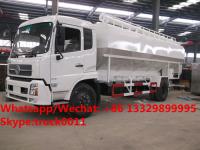 China High quality and best price dongfeng 4*2 RHD 190hp 8tons-12tons hydraulic livestock poultry feed delivery truck for sale for sale