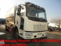 China HOT SALE! good price FAW 4*2 LHD 10tons bulk feed fodder transporting truck , electronic discharging bulk feed truck for sale