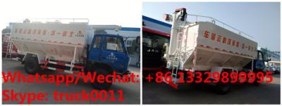 China RHD electronic discharging Dongfeng 4x2 10-15m3 Bulk Powder Feed Transport Truck Bulk-grain Carrier Bulk-materials Truck for sale