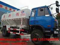 China RHD electronic discharging Dongfeng 4x2 10-15m3 Bulk Powder Feed Transport Truck Bulk-grain Carrier Bulk-materials Truck for sale