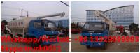 China HOT SALE! wholesale price electronic discharging dongfeng 8m3 bulk feed pellet transporting truck , animal feed truck for sale