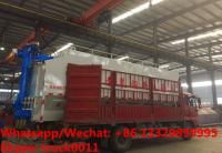 China CLW brand 8m3-40m3 bulk feed tank container mounted on cargo truck for sale, HOT SALE cargo truck with feed tank for sale