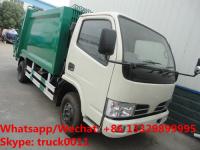 China HOT SALE! exported model- Dongfeng RHD 4*2 5m3 garbage compactor truck, refuse garbage truck, wastes collecting vehicle for sale