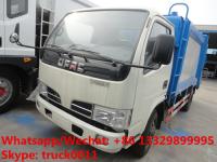 China HOT SALE! exported model- Dongfeng RHD 4*2 5m3 garbage compactor truck, refuse garbage truck, wastes collecting vehicle for sale