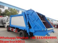 China HOT SALE! exported model- Dongfeng RHD 4*2 5m3 garbage compactor truck, refuse garbage truck, wastes collecting vehicle for sale