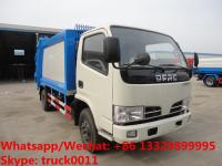 China HOT SALE! exported model- Dongfeng RHD 4*2 5m3 garbage compactor truck, refuse garbage truck, wastes collecting vehicle for sale