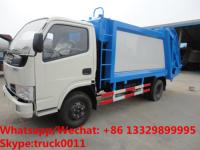 China HOT SALE! exported model- Dongfeng RHD 4*2 5m3 garbage compactor truck, refuse garbage truck, wastes collecting vehicle for sale