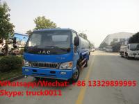 China Factory sale best price JAC 4*2 LHD diesel water tank truck, hot sale good price new JAC water sprinkling truck for sale
