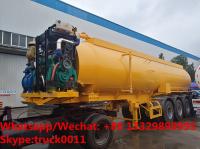 China high quality and competitive price customized CLW brand 4 axles 30,000Liters vacuum tank semitrailer for sale, for sale