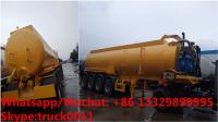 China high quality and competitive price customized CLW brand 4 axles 30,000Liters vacuum tank semitrailer for sale, for sale