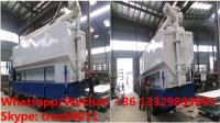 China best seller-CLW brand 8tons-20tons bulk feed tank with electric discharging system for sale, bulk feed tanker container for sale