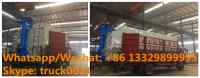 China best seller-CLW brand 8tons-20tons bulk feed tank with electric discharging system for sale, bulk feed tanker container for sale