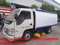 China HOT SALE! customized good price Forland 4*2 RHD 108hp smaller diesel road sweeper truck, street sweeping vehicle for sale