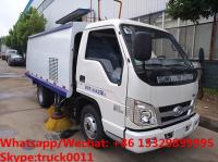 China HOT SALE! customized good price Forland 4*2 RHD 108hp smaller diesel road sweeper truck, street sweeping vehicle for sale