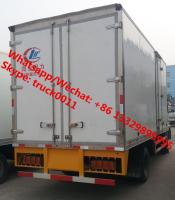 China wholesale good price dongfeng 4*2 RHD 6tons 120hp refrigerated truck with CARRIER reefer for fresh fruits and vegetables for sale