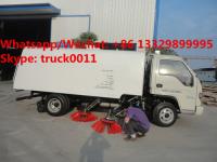 China BEST PRICE Customized forland 4*2 RHD road sweeping and cleaning truck for sale, street sweeping vehicle, sweeper truck for sale
