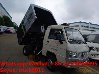 China Factory best price FOTON mini small road sweeper truck, customized smallest street sweeping truck for sale