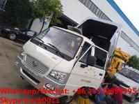 China Factory best price FOTON mini small road sweeper truck, customized smallest street sweeping truck for sale