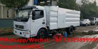 China best price Customized dongfeng 4*2 road sweeping and washing vehicle for sale, wholesale price street cleaning truck for sale