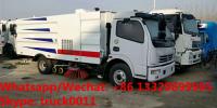 China best price Customized dongfeng 4*2 road sweeping and washing vehicle for sale, wholesale price street cleaning truck for sale