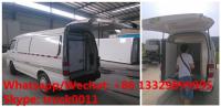 China high quality and best price FOTON 4*2 LHD gasoline refrigetator minivan vehicle for sale,new cold room van minibus for sale