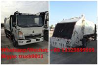 China HOT SALE! customized SINO TRUK HOWO 4*2 RHD 4.5m3 garbage compactor truck,HOWO Light duty refuse garbage truck, for sale