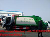 China best price dongfeng 4*2 LHD/RHD 120hp diesel 7m3 6tons garbage compactor truck for sale,compression garbage truck for sale