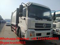 China Dongfeng Tianjin garbage compactor truck 6 wheels compressed garbage truck 8 tons capacity garbage trucks for sale for sale