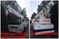 China factory sale 2020s 14m-16m fold arm type High altitude working platform Aerial truck crane truck with working bucket for sale
