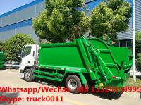 China high quality China JAC 4*2 LHD diesel 5m3 garbage compactor truck for sale, refuse garbage compacted truck for sale for sale