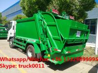 China high quality China JAC 4*2 LHD diesel 5m3 garbage compactor truck for sale, refuse garbage compacted truck for sale for sale