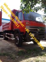 China High qulaity and best price Dongfeng 4*2 LHD dump tipper for stones and coals for sale, China made tipper truck for sale