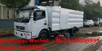 China factory sale cheapest price CLW diesel road sweeping and washing vehicle, good price street sweeper and cleaning truck for sale