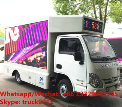 China good Digital Billboard P5/P6 LED Truck YUEJIN 4*2 LHD gasoline Mobile LED Advertising Vehicle, Mobile LED screen truck for sale
