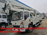 China new  SINO TRUK HOWO new 12-18m hydraulic aerial working platform truck for sale, new High altitude operation vehicle for sale