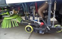 China Dongfeng 190hp road sweeping and washing vehicle customized for Sialkot International Airport, street sweeper vehicle for sale