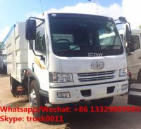 China customized YIQI FAW brand 4*2 RHD diesel road sweeping truck for sale, Factory wholesale price  street sweeper for sale