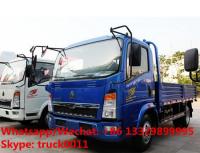 China Customized SINO TRUK HOWO light duty 4*2 RHD 90hp cargo truck for Indonesia, Factory sale whole price cargo van truck for sale